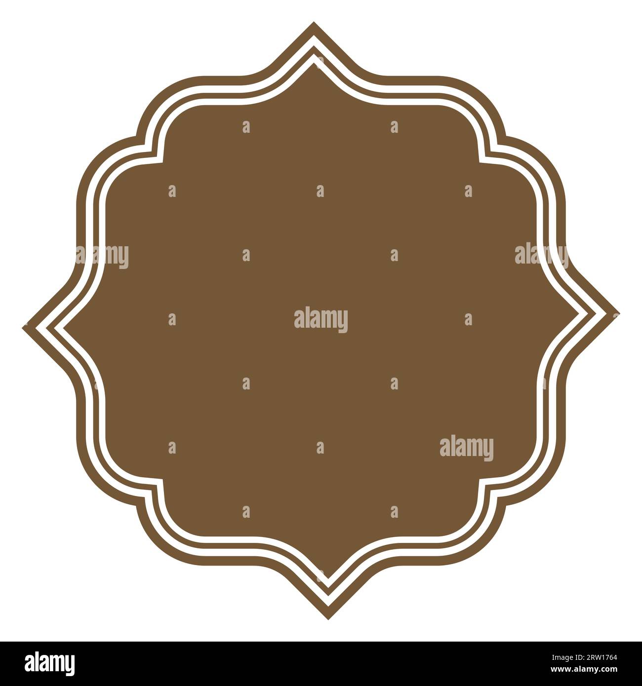 Arabesque arabic frame, ornate shape, tribal board decor, arabesque ...