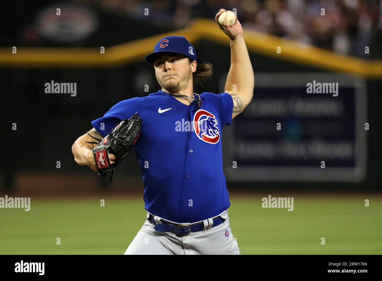 PHOENIX, AZ - SEPTEMBER 15: Chicago Cubs relief pitcher Brad Boxberger ...