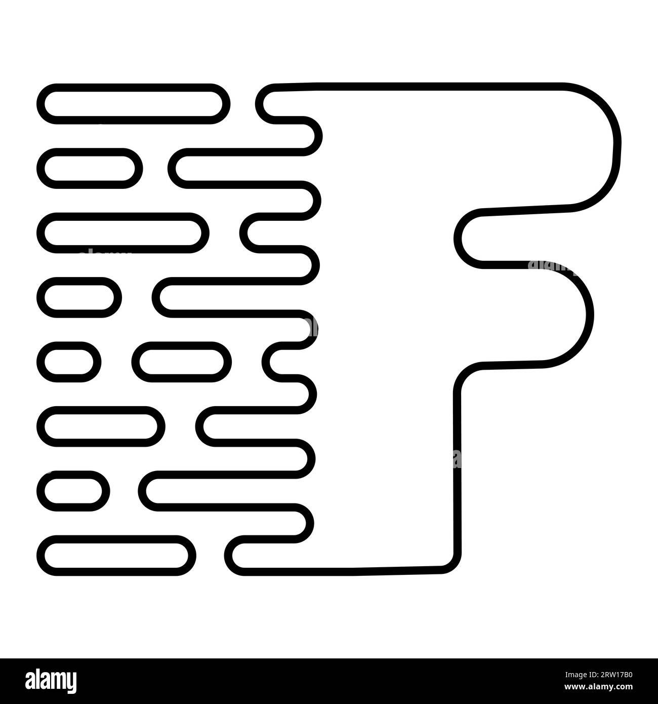 Letter f logo, fast speed move letter f fast symbol Stock Vector Image ...