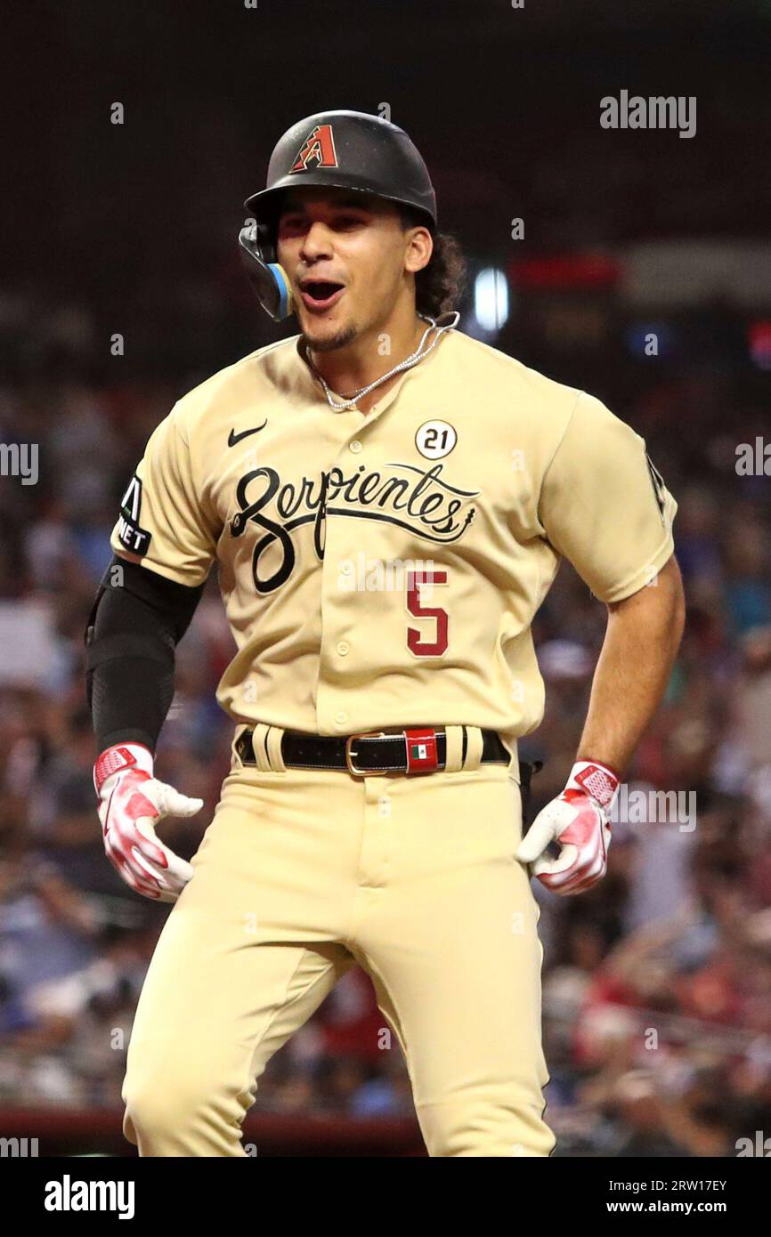 PHOENIX, AZ - SEPTEMBER 15: Arizona Diamondbacks center fielder Alek ...
