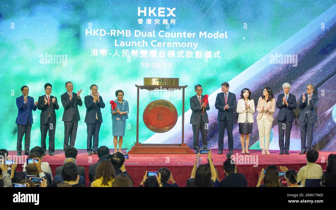 Beijing, China. 19th June, 2023. Guests pose for a group photo during ...