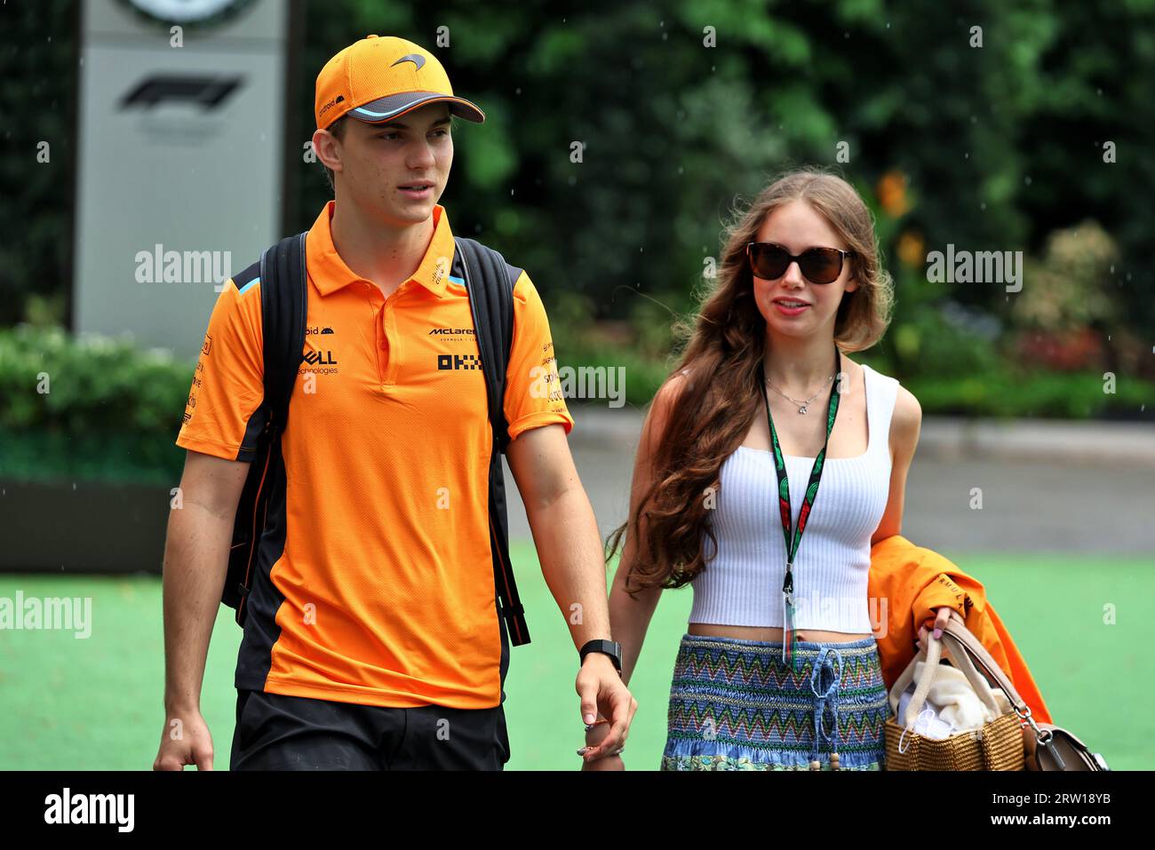 Singapore, Singapore. 16th Sep, 2023. (L to R): Oscar Piastri (AUS ...