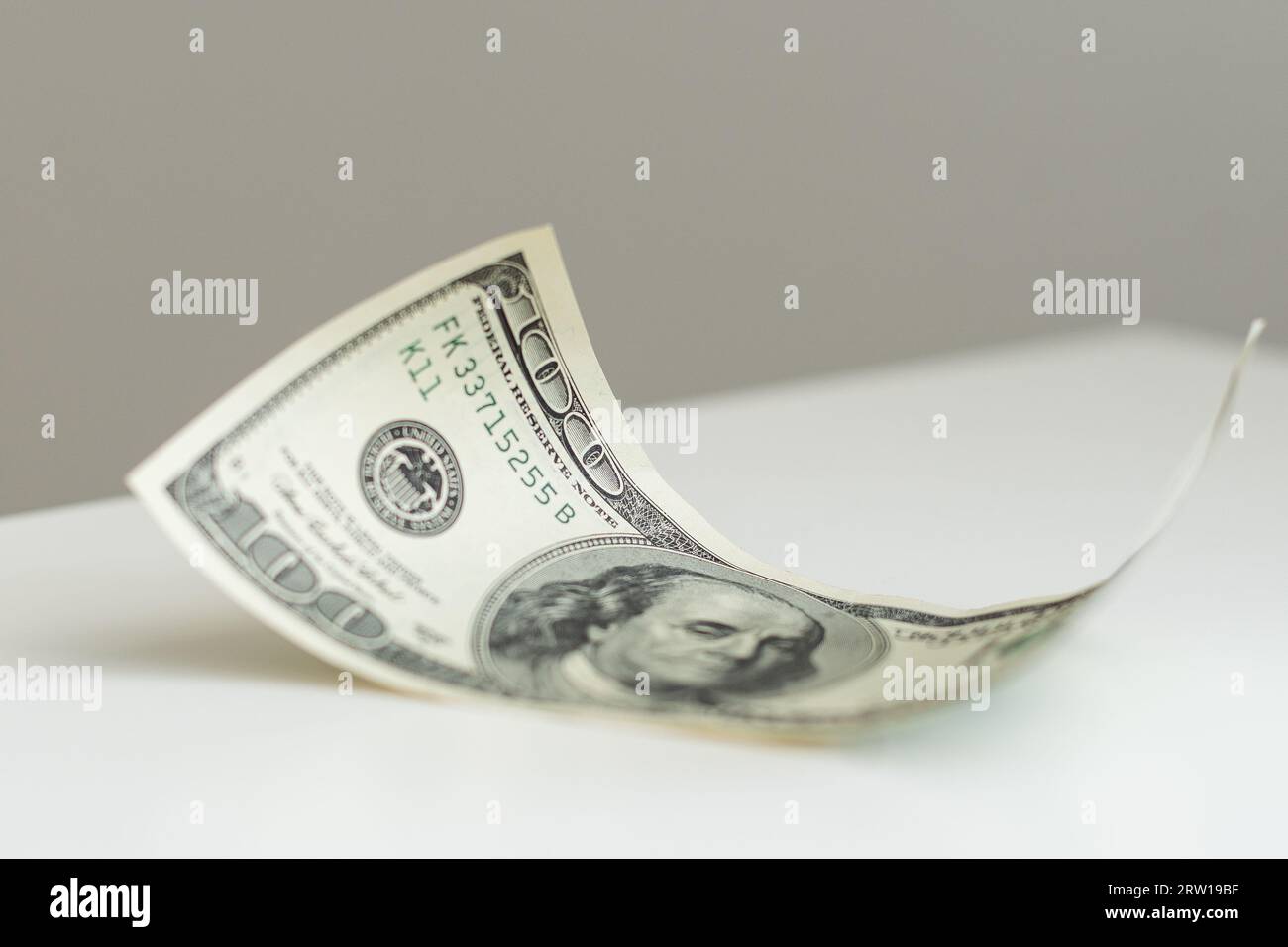 Dollar bank note isolated on the white Stock Photo - Alamy