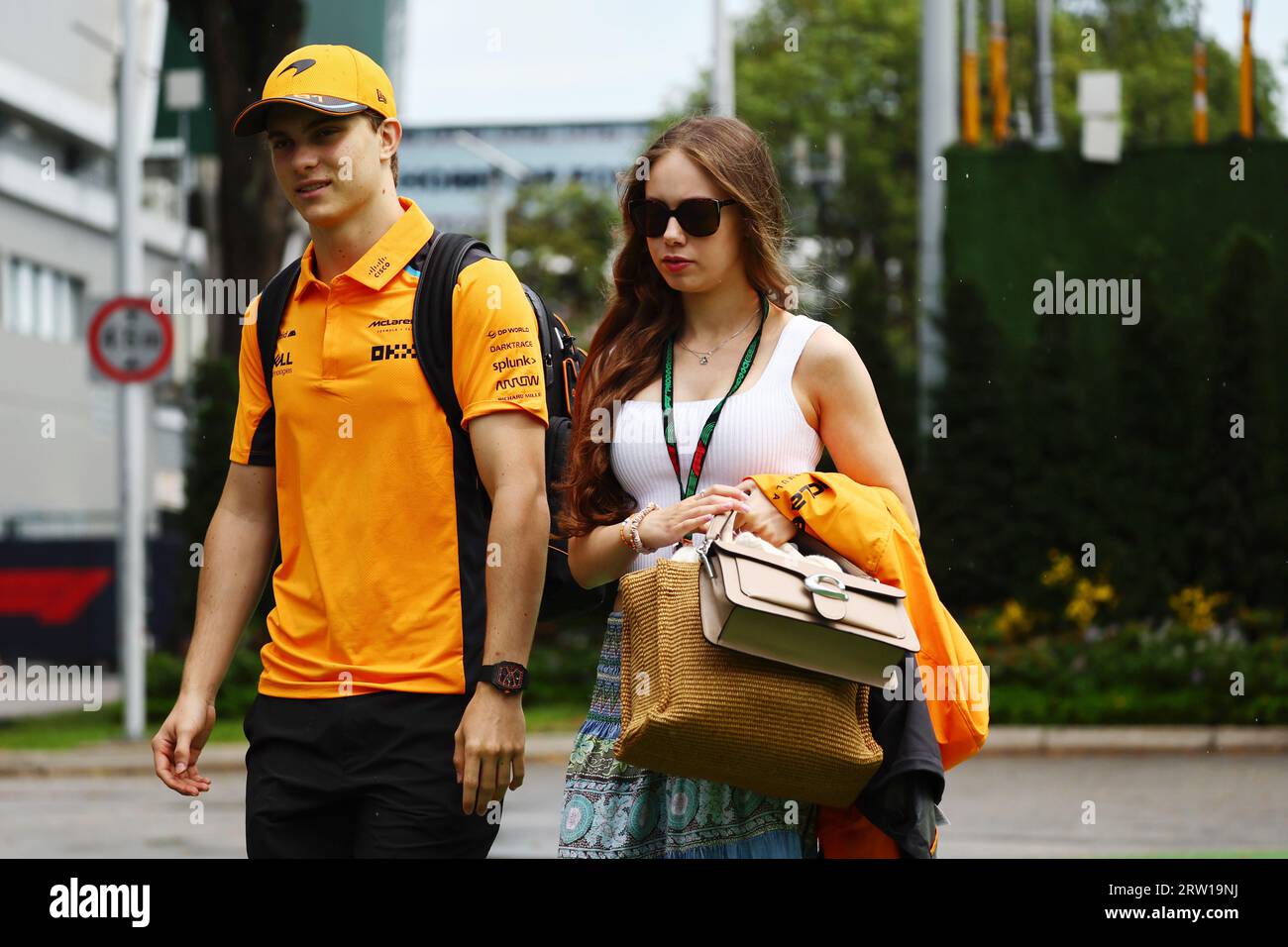 Singapore, Singapore. 16th Sep, 2023. (L to R): Oscar Piastri (AUS ...