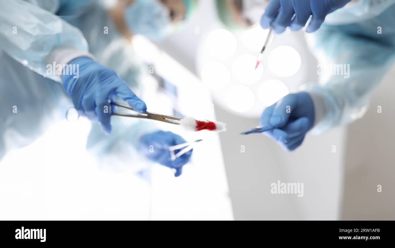Physician bleeding patient hi-res stock photography and images - Alamy