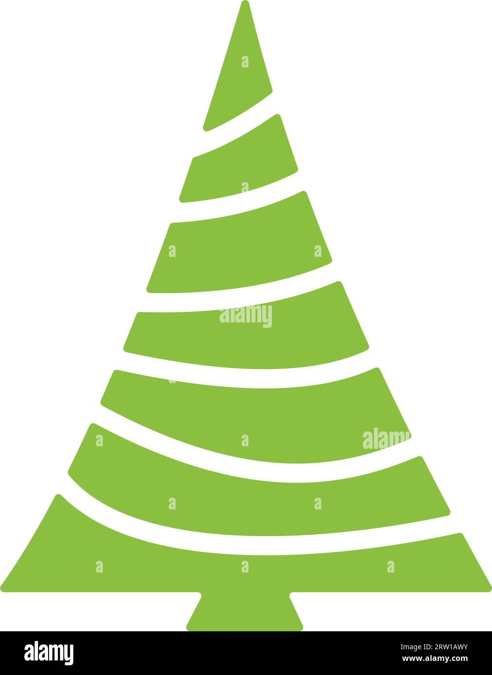Christmas tree. Icon Stock Vector Image & Art - Alamy