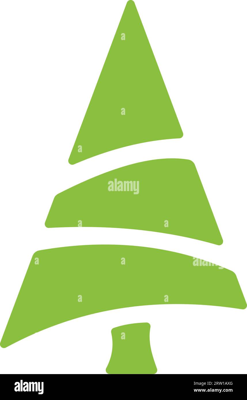 Christmas tree. Icon Stock Vector Image & Art - Alamy