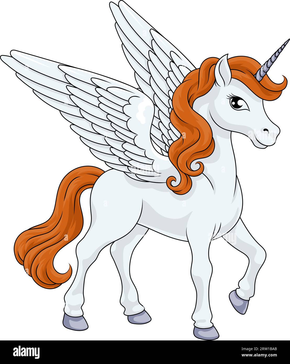 Horn Horse Cartoon at Marilyn Sylvester blog