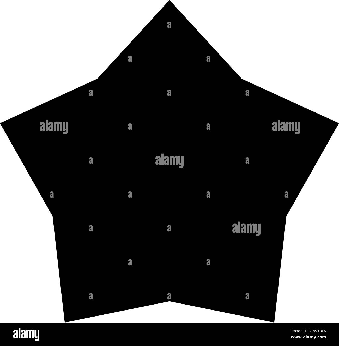 Stars rays angles vector stars transition from short long rays Stock ...