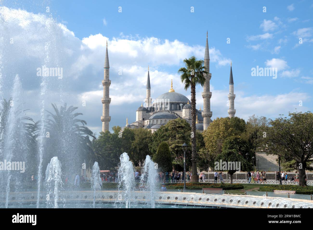 Istanbul old historical town Turkey ancient architecture Blue mosque ...