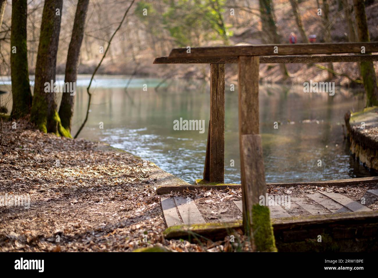Broken forest bridge hi-res stock photography and images - Alamy