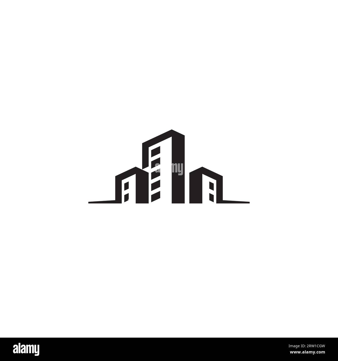 Building logo or icon design Stock Vector Image & Art - Alamy