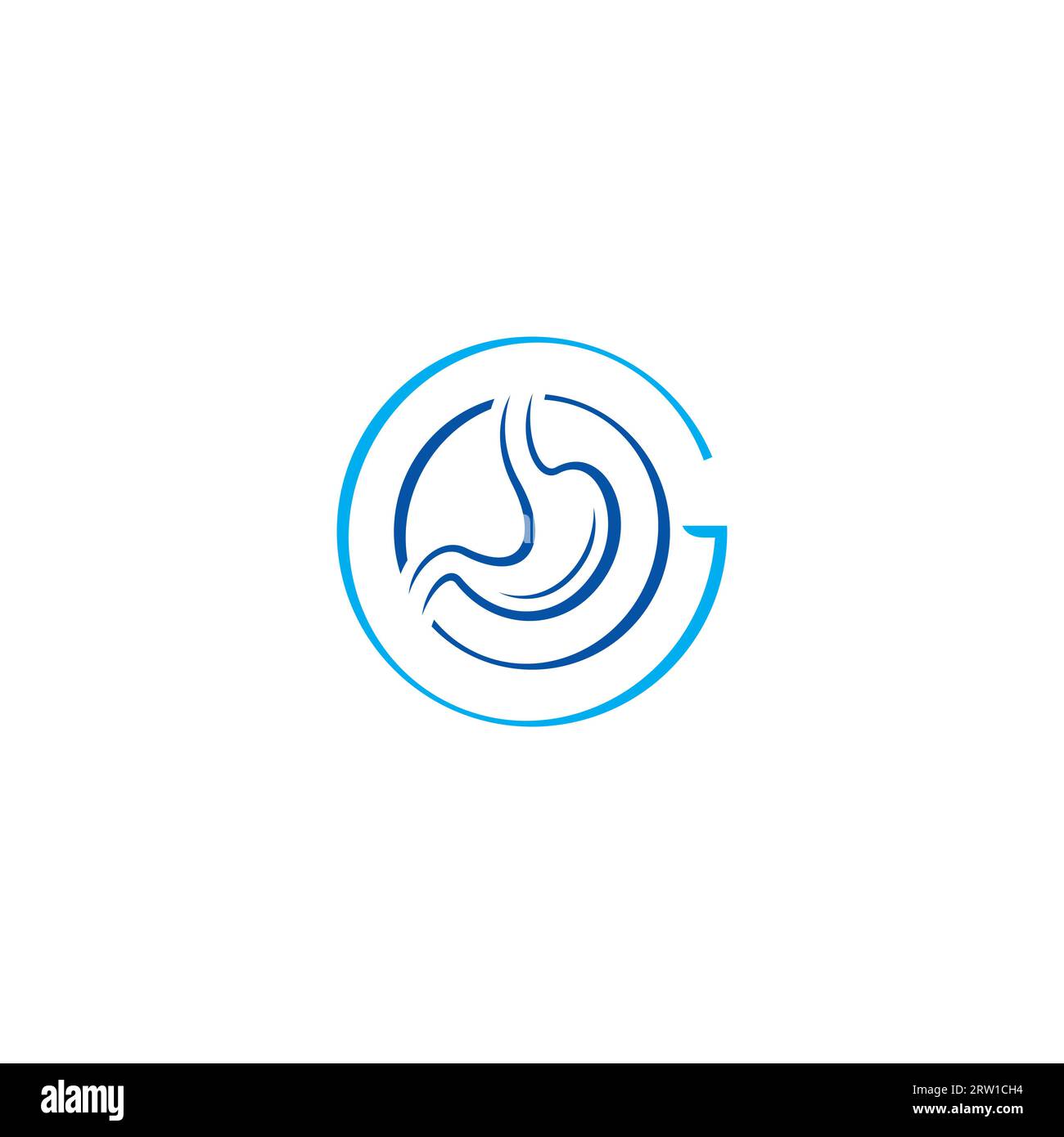 Stomach icon gastroenterology clinic Stock Vector Images - Alamy