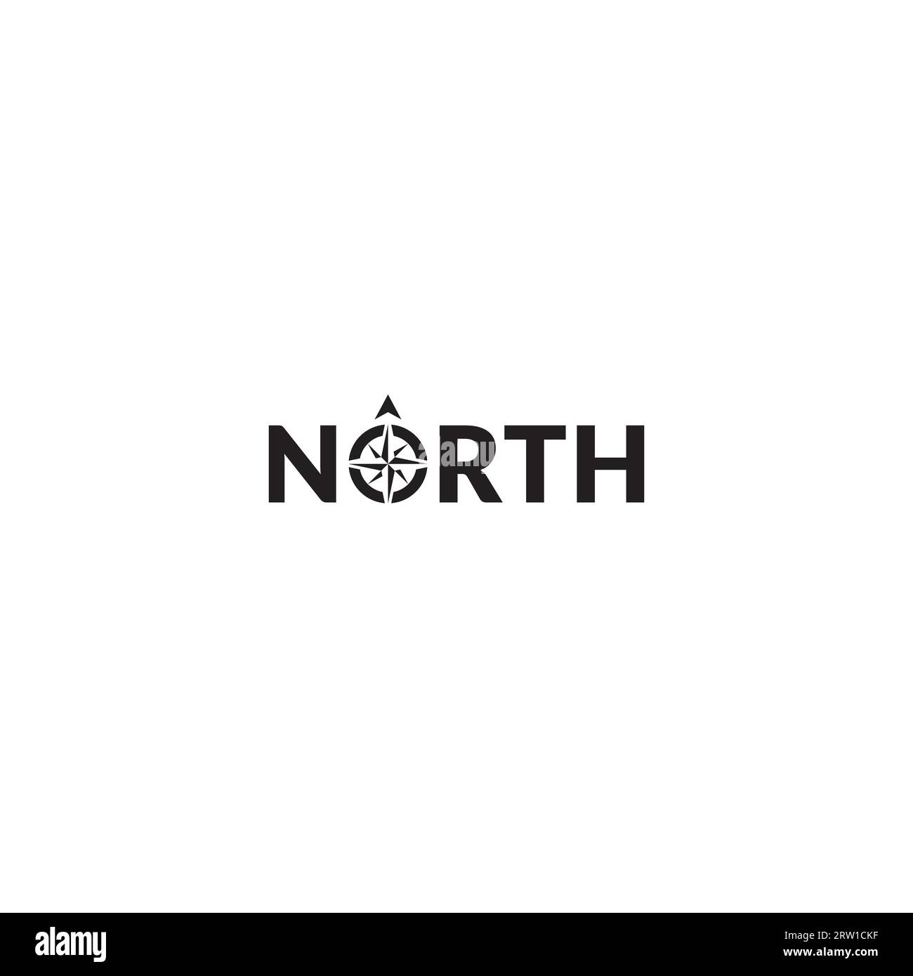 North logo or wordmark design Stock Vector Image & Art - Alamy