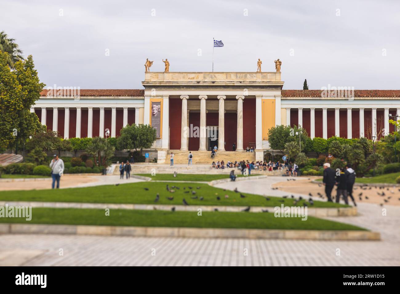 The National Archaeological Museum building entrance facade exterior ...