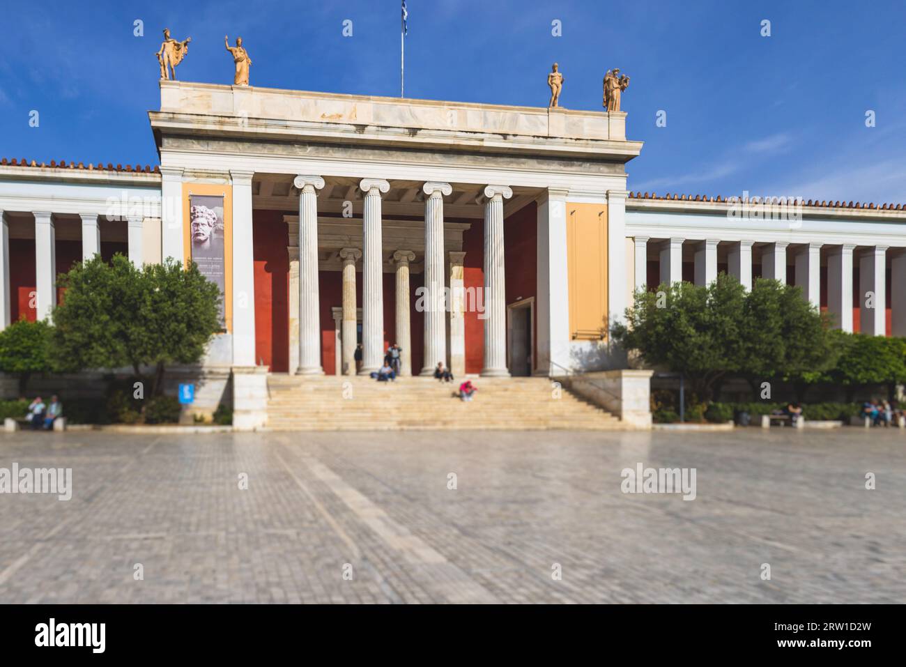 The National Archaeological Museum building entrance facade exterior ...