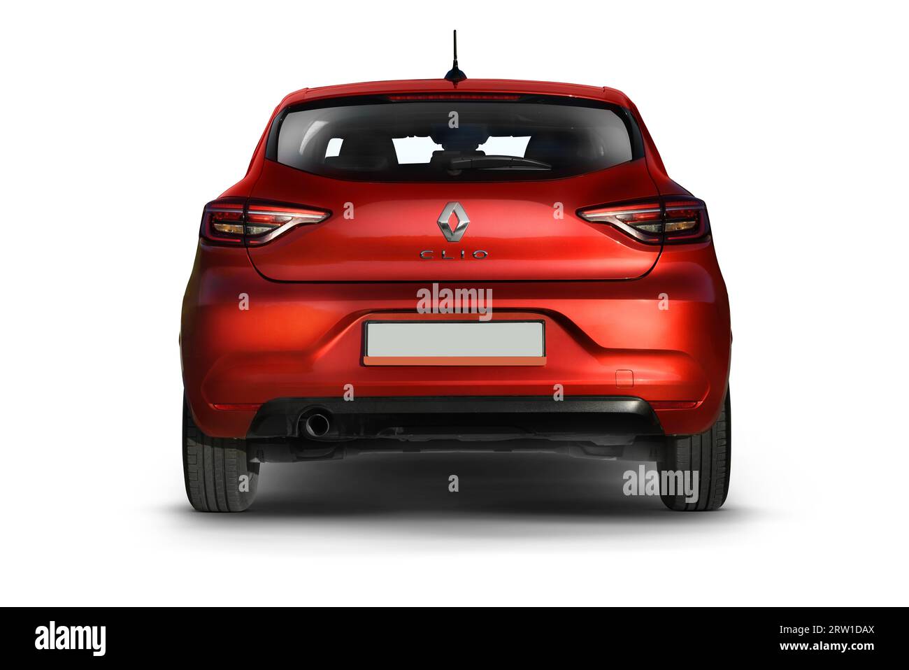 Izmir, Turkey - August 2, 2023: Studio shot of a Renault Clio 5's ...