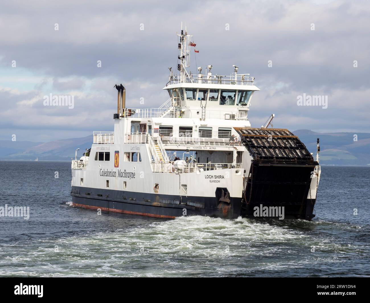 The ferry to Great Cumbrae from Largs on Scotlands west coast, UK Stock ...