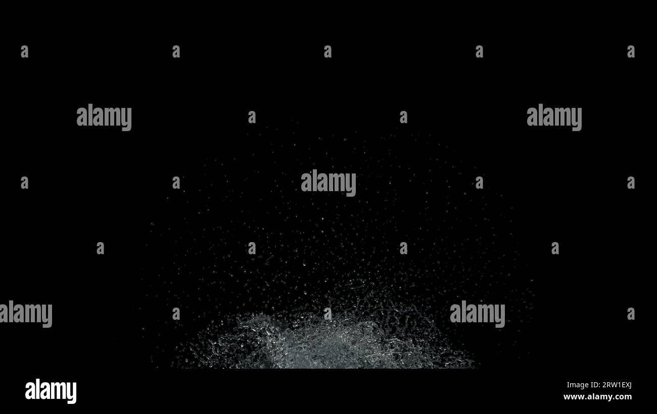 Clean water droplet splash background Stock Photo - Alamy