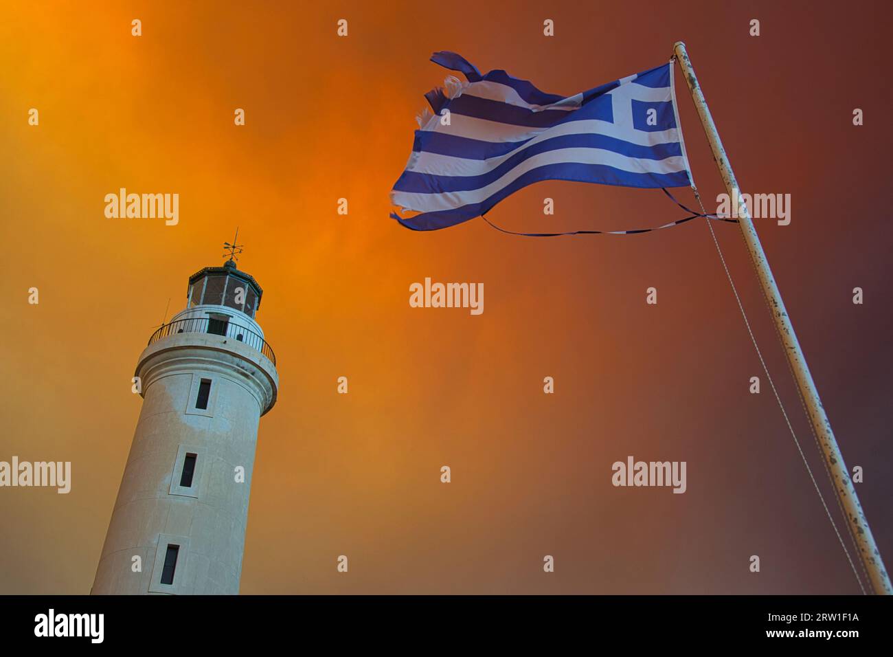 ALEXANDROUPOLIS - AUGUST 21: The lighthouse of Alexandroupolis in ...