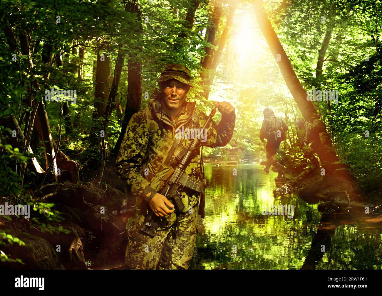 Jungle war hi-res stock photography and images - Alamy