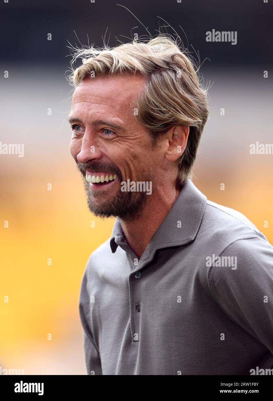 Peter crouch soccer pundit hi-res stock photography and images - Alamy