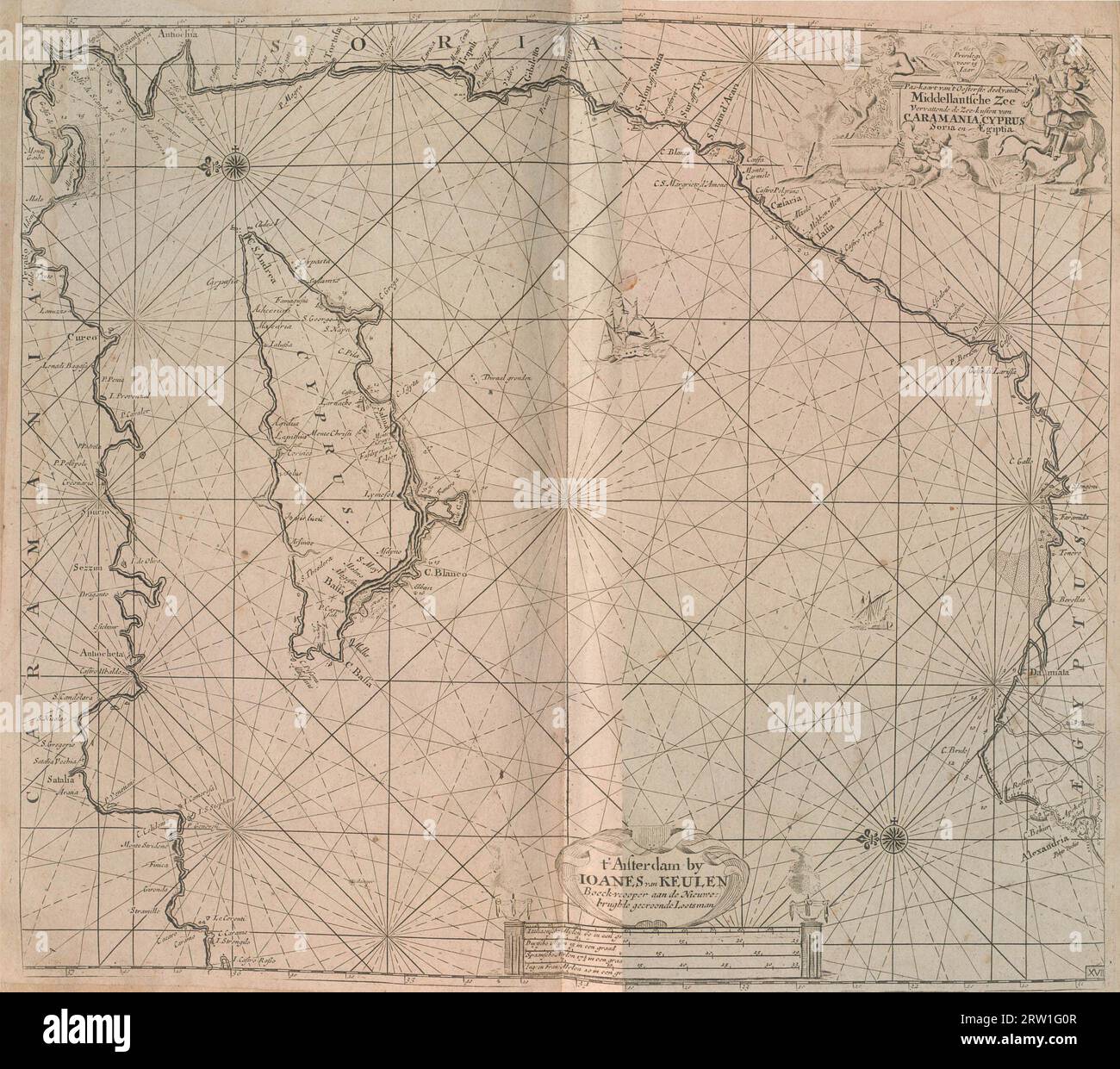 De nieuwe groote ligtende Zee-Fakkel..., 1738 Stock Photo - Alamy