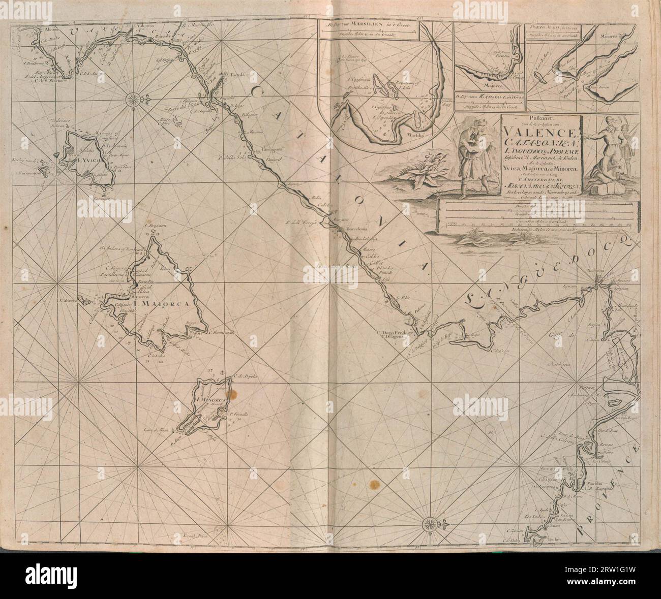 De nieuwe groote ligtende Zee-Fakkel..., 1738 Stock Photo - Alamy