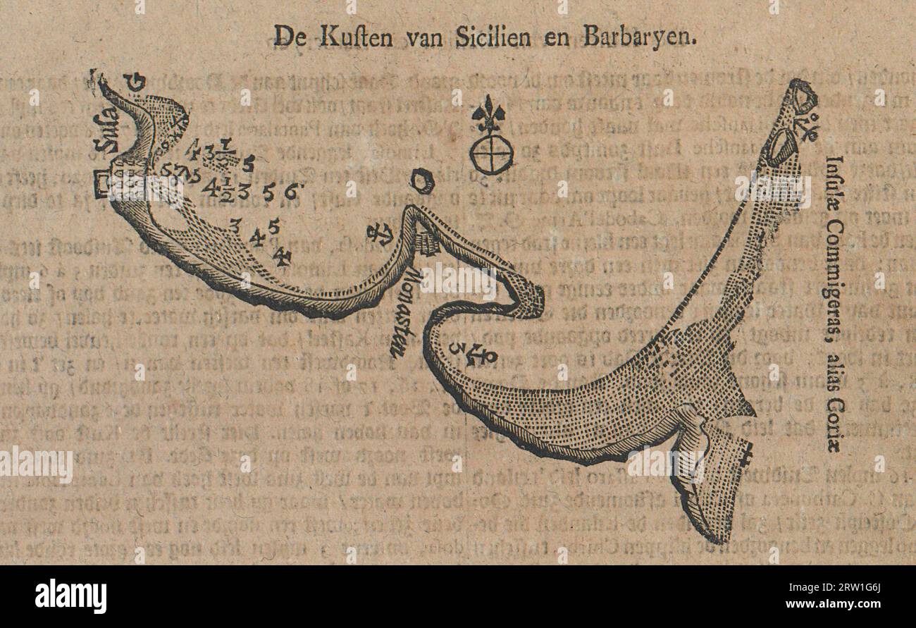 De nieuwe groote ligtende Zee-Fakkel..., 1738 Stock Photo - Alamy