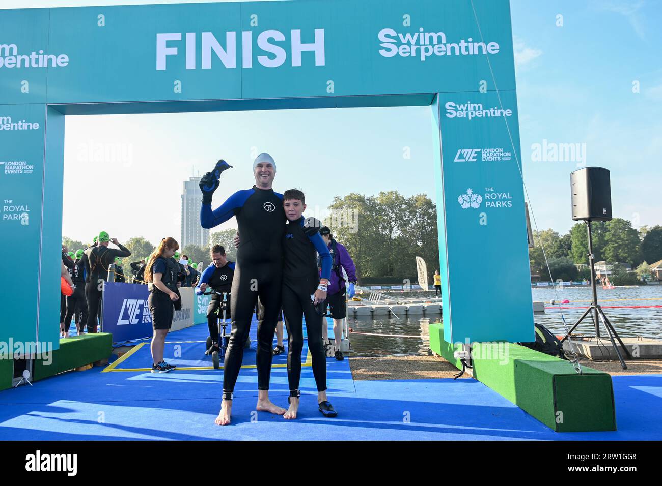 London, UK. 16th Sep, 2023. Swim Serpentine is a one-day open water ...