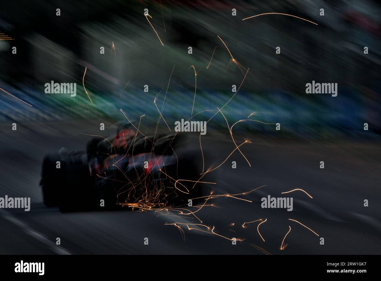 Red bull max verstappen rb19 sparks hi-res stock photography and images ...