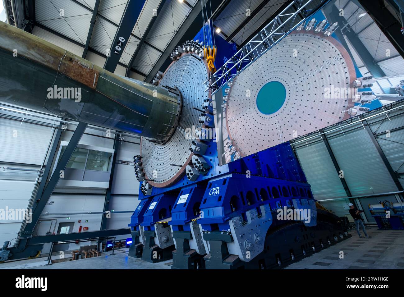 30.06.2023, Germany, Bremen, Bremerhaven - Inauguration of the 115m ...