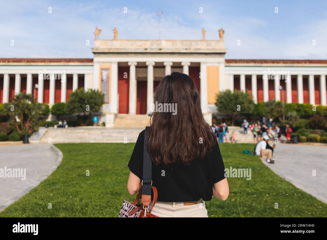 The National Archaeological Museum building entrance facade exterior ...