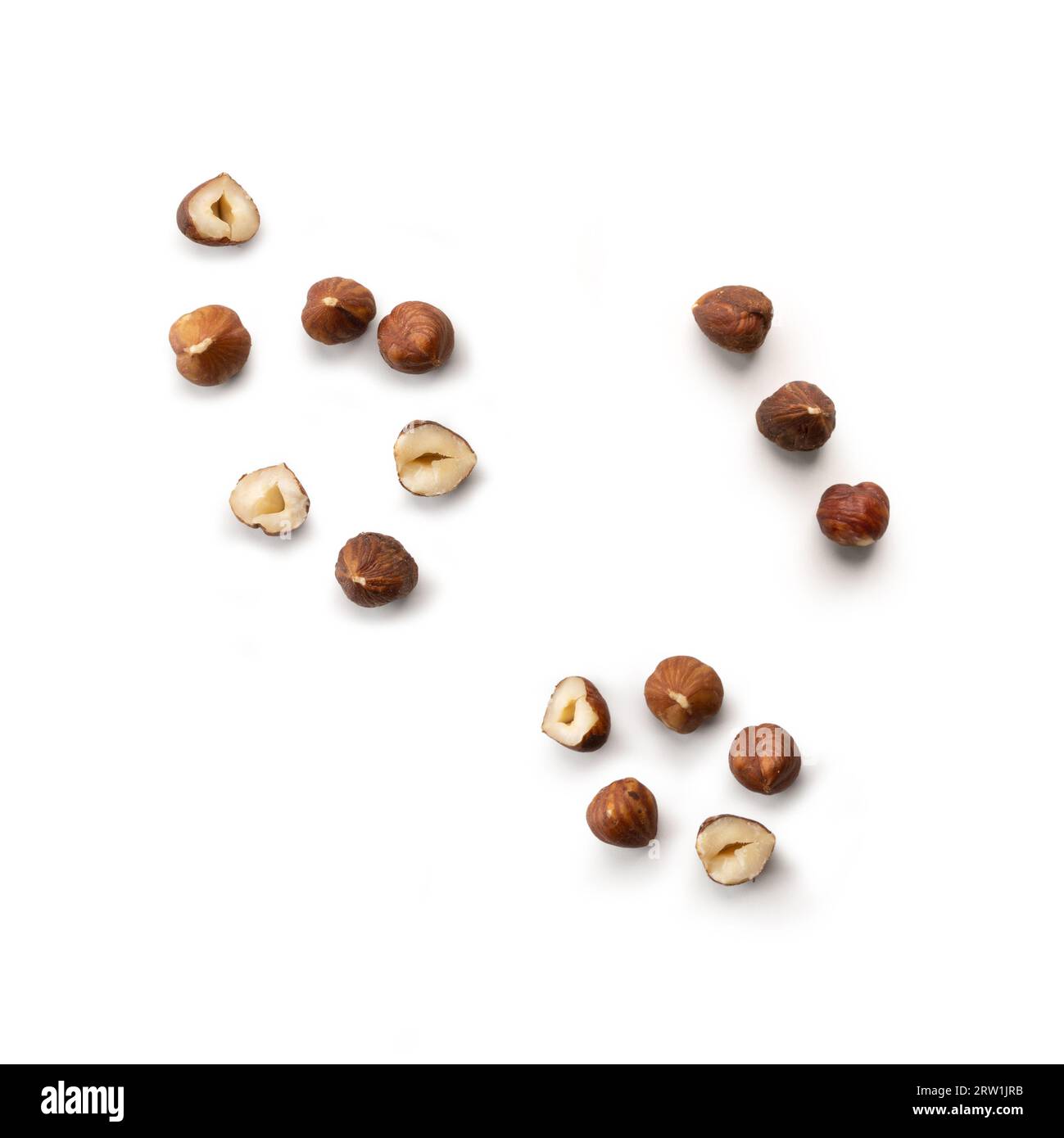 Pile hazelnuts Cut Out Stock Images & Pictures - Alamy