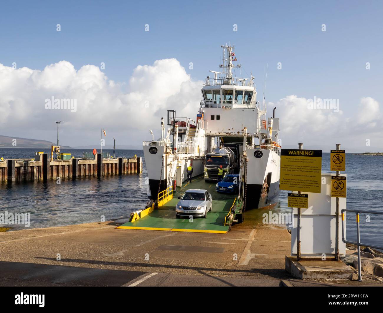 Lorry on ferry ramp car hi-res stock photography and images - Alamy