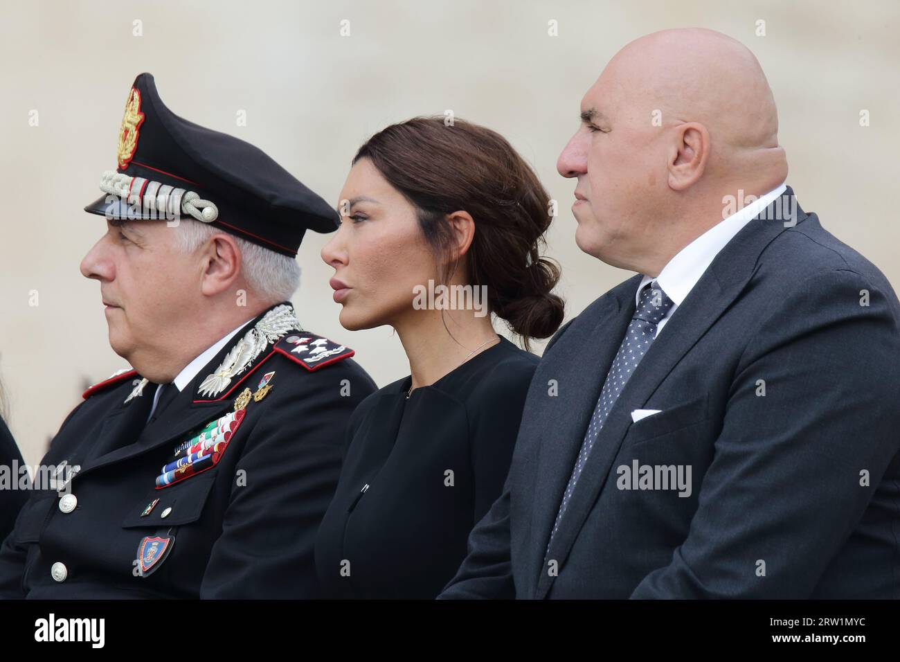 September 16, 2023 - Italian Ministry of Defense GUIDO CROSETTO and his ...