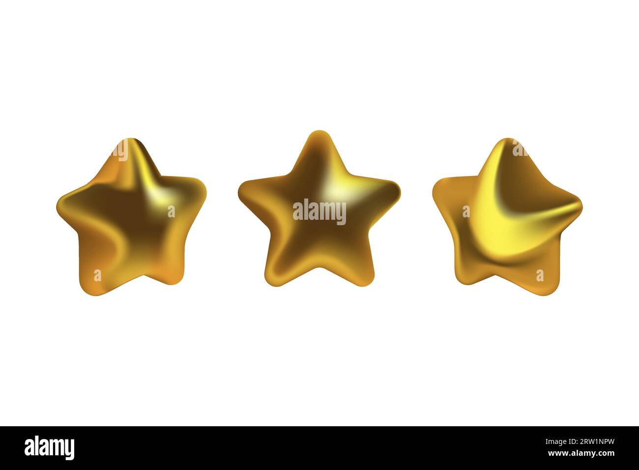 Three gold star icons hi-res stock photography and images - Alamy
