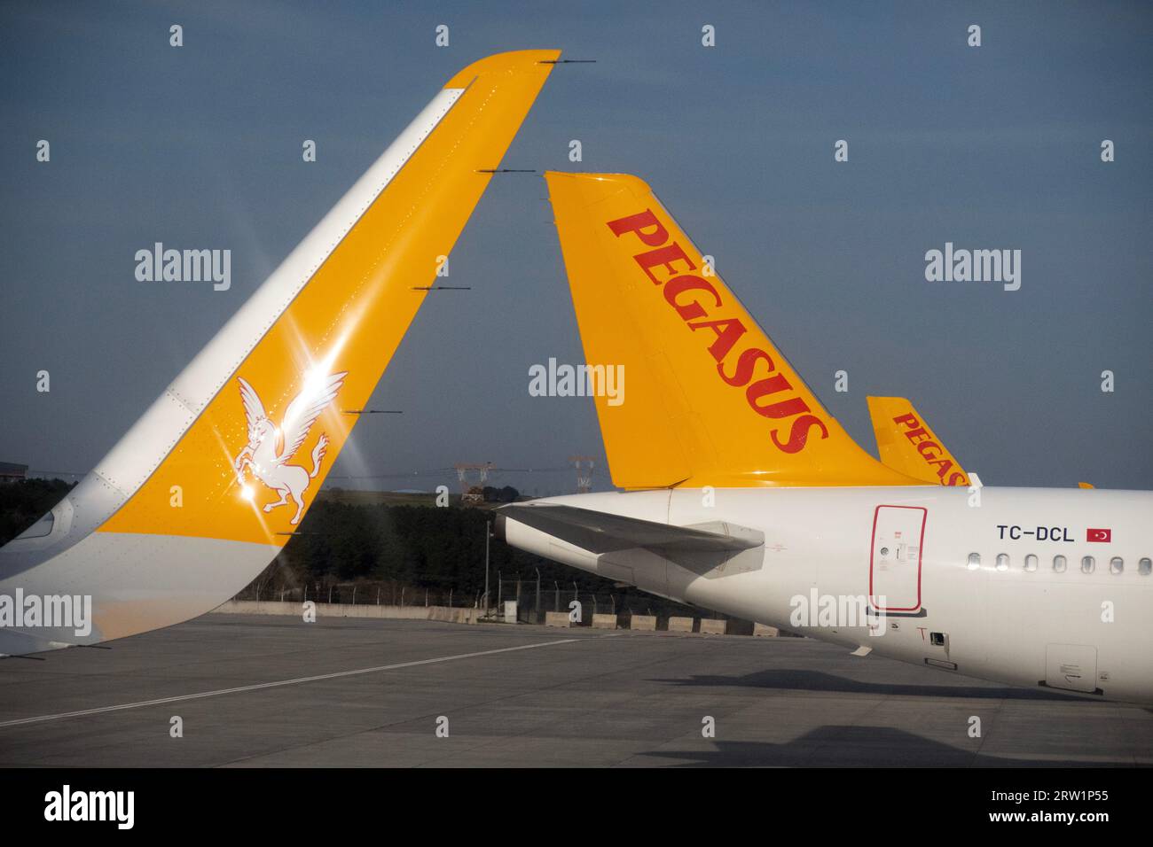 Pegasus airlines logo hi-res stock photography and images - Alamy