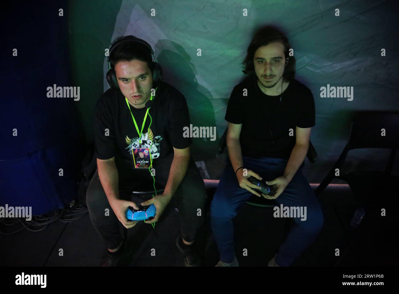 Tehran, Iran. 15th Sep, 2023. Iranian gamers compete during Iran's FIFA ...