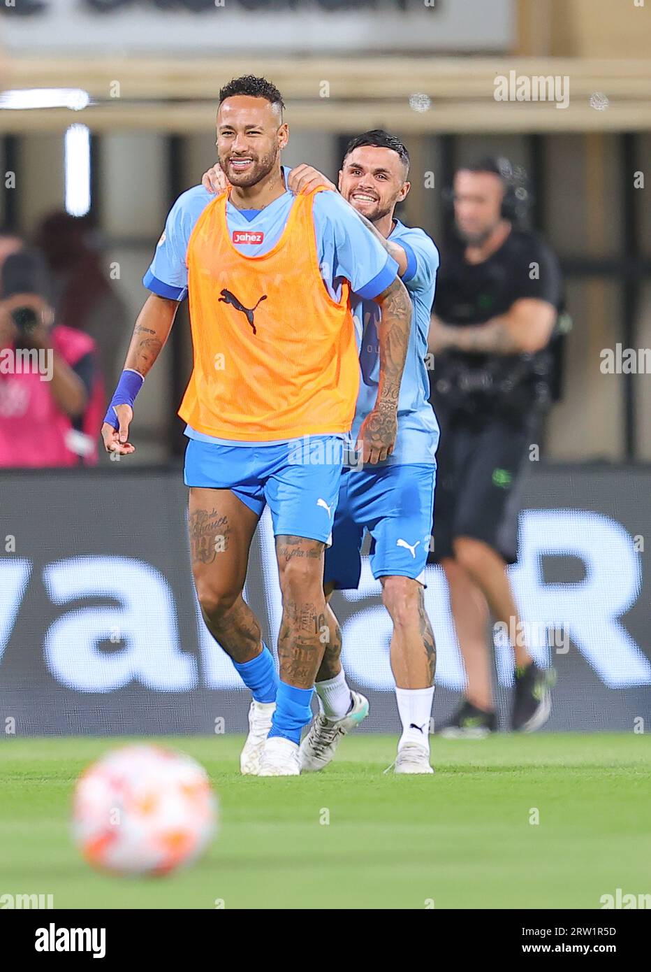 Neymar Jr of Al-Hilal SFC in action during their Match Day 6 of the ...