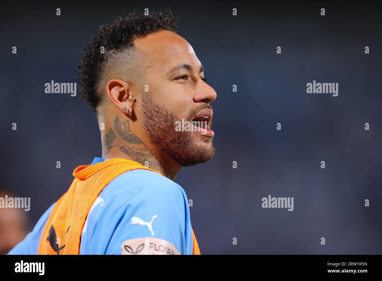 Neymar Jr of Al-Hilal SFC in action during their Match Day 6 of the ...