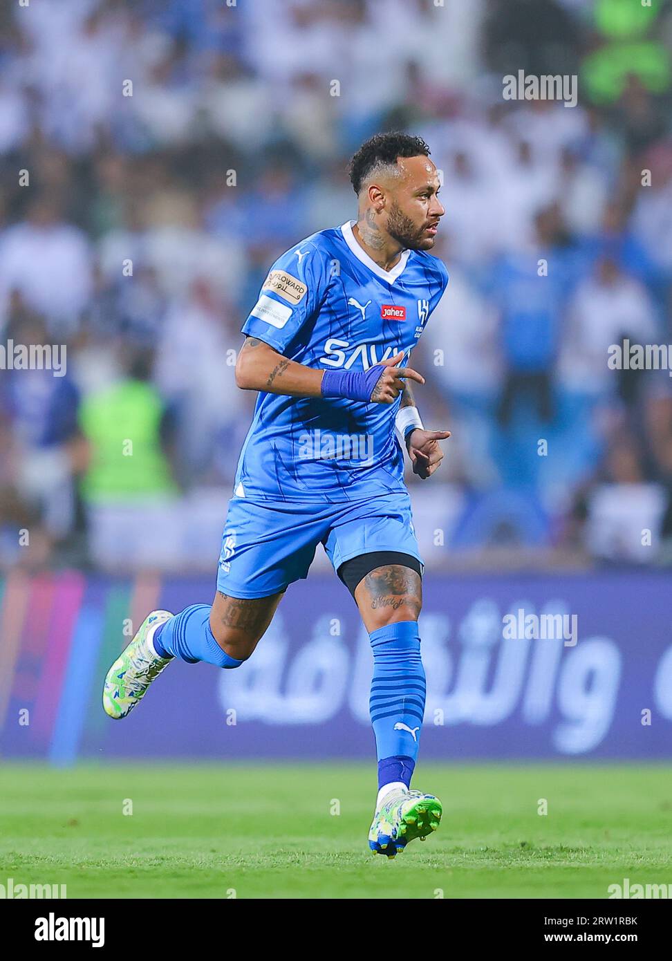 Neymar Jr of Al-Hilal SFC in action during their Match Day 6 of the ...