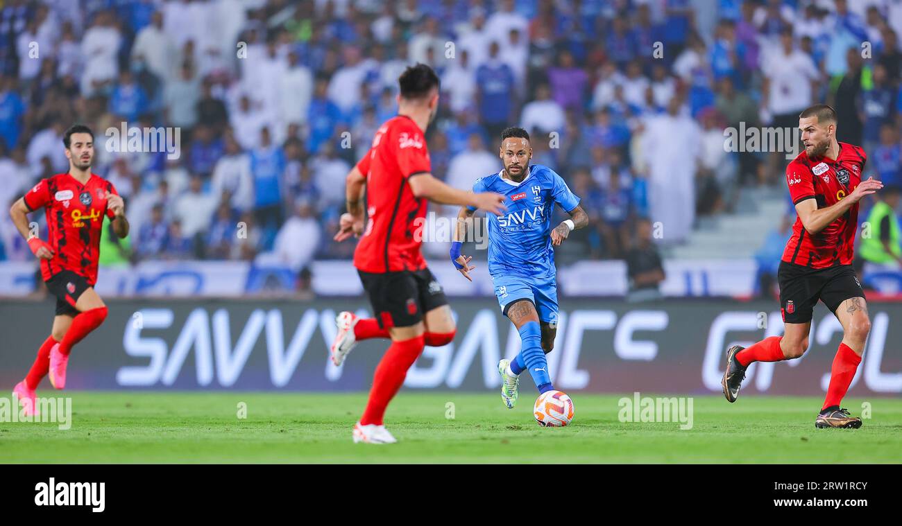 Neymar Jr of Al-Hilal SFC in action during their Match Day 6 of the ...