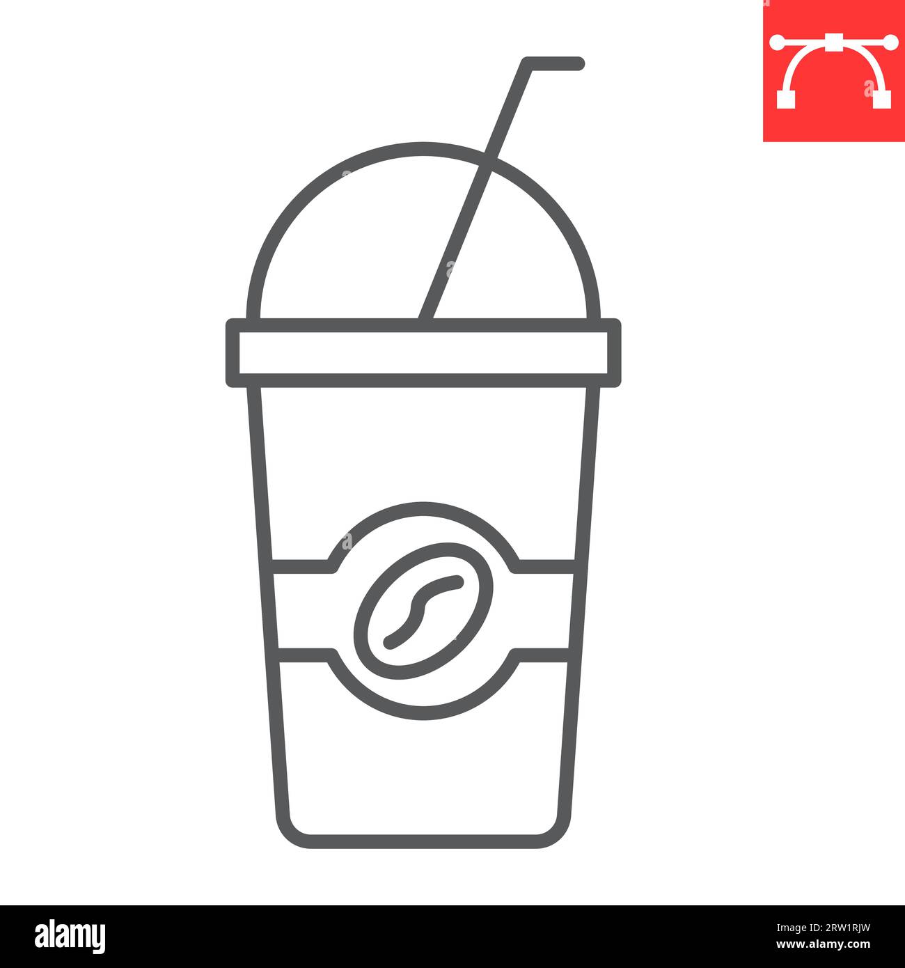 Iced coffee sign hi-res stock photography and images - Alamy