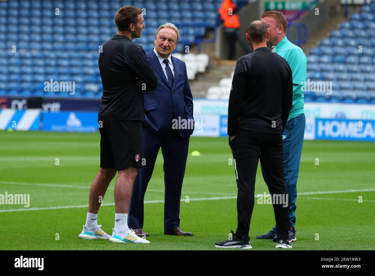 Huddersfield Town manager Neil Warnock during the Sky Bet Championship ...