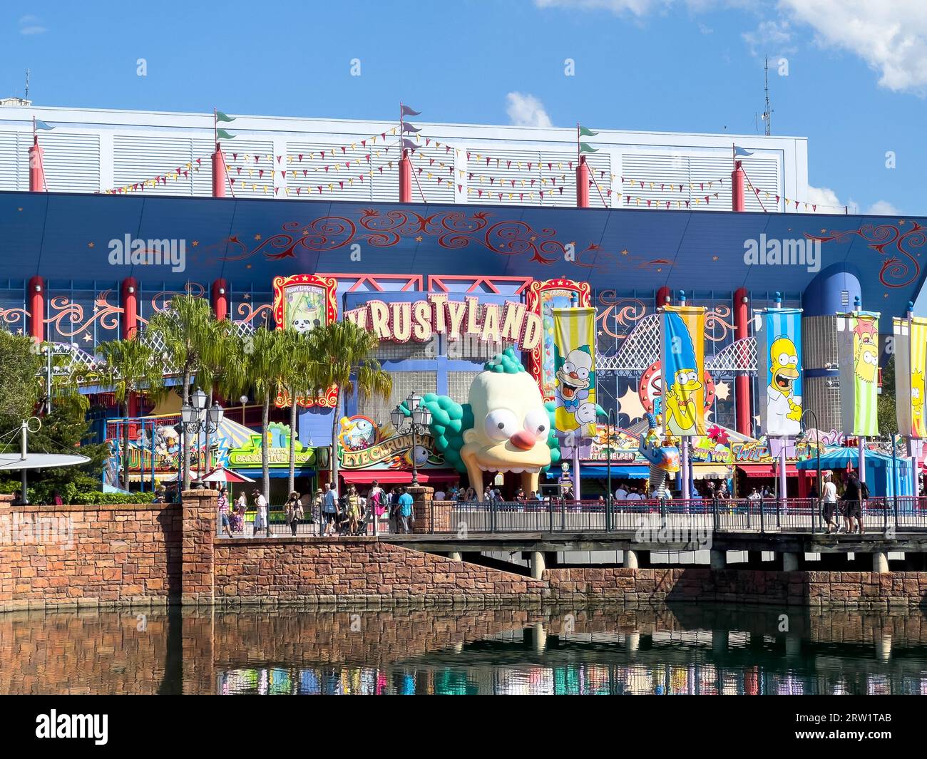 Krustyland is located in Springfield, The Simpsons themed portion of ...