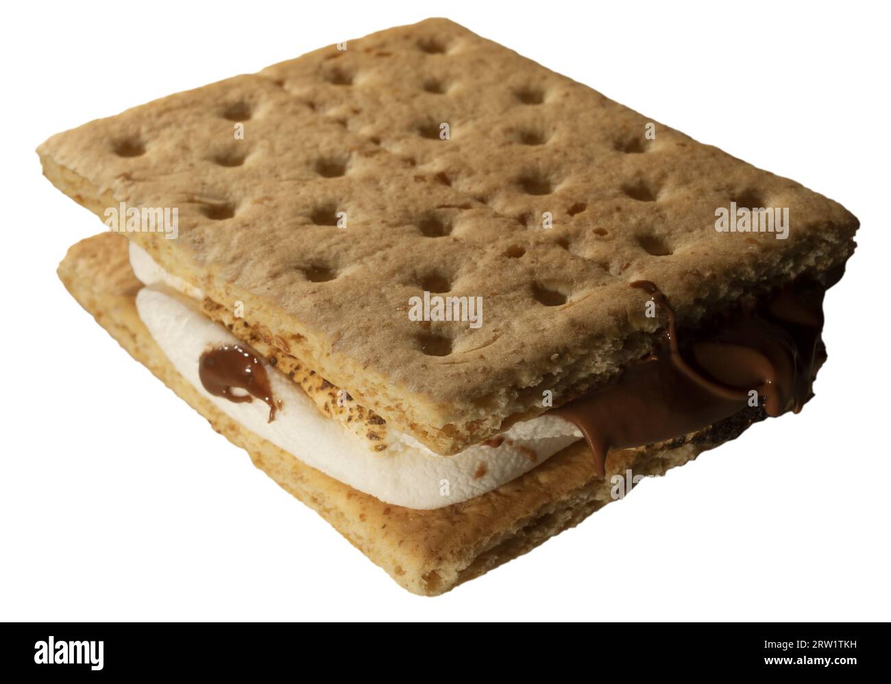 Smore make around a campfire isolated on a clear background Stock Photo ...