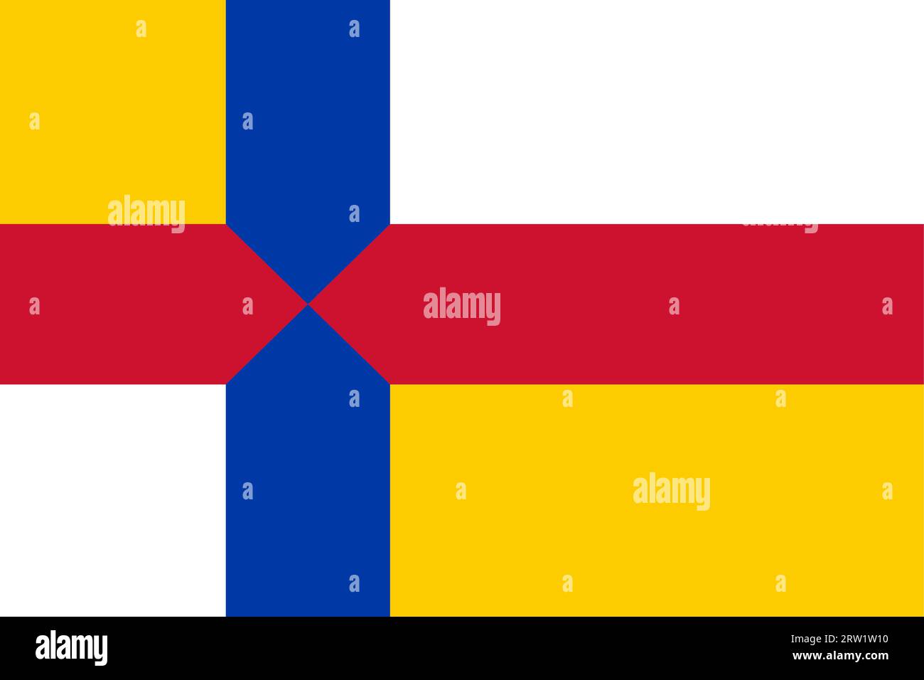 Flag of Kapelle Municipality (Zeeland province, Kingdom of the ...