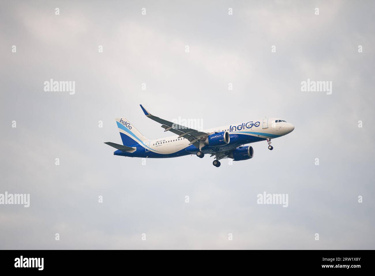 02.08.2023, Republic of Singapore, , Singapore - An Indigo Airines ...