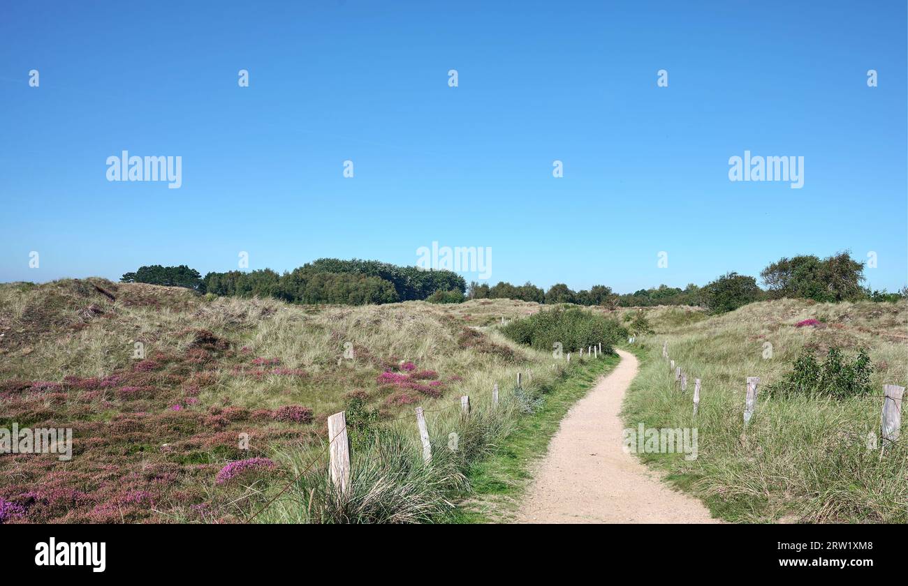 Nordic Walking Trail in the Dunes of Sankt Peter-Ording,North Frisia ...